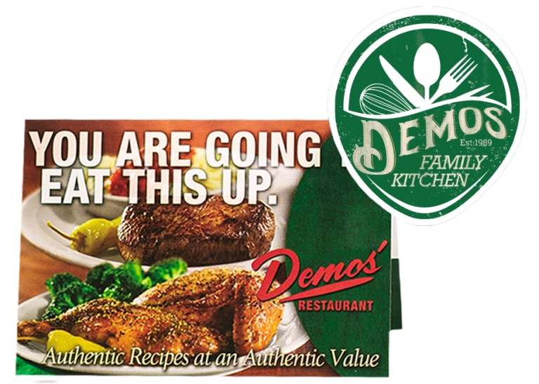 Bar Menu – Demos' Restaurants- Family Value, Family Recipes, Family ...